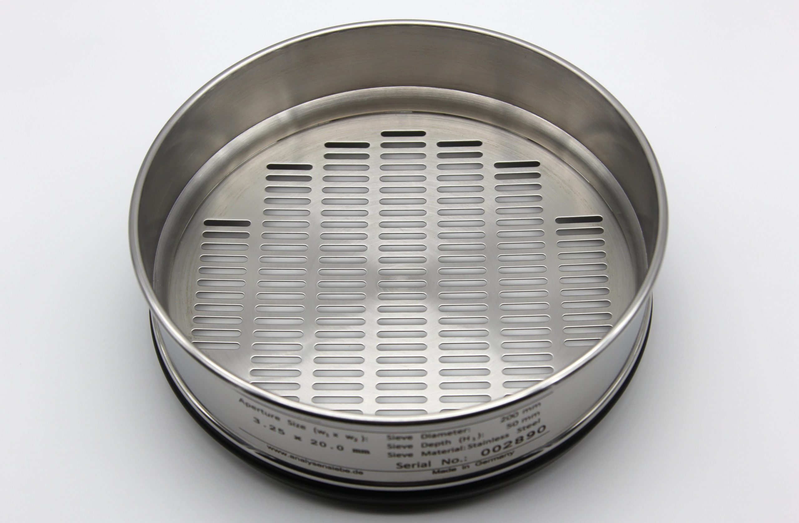 Test Sieve 200 Mm Oblong 3 25 X 20 0 Mm ISO 5223 EStore